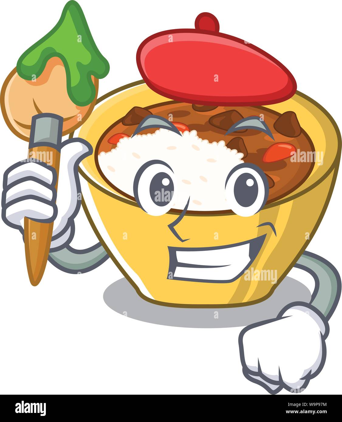 Japanese Curry Rice Stock Vector Images - Alamy