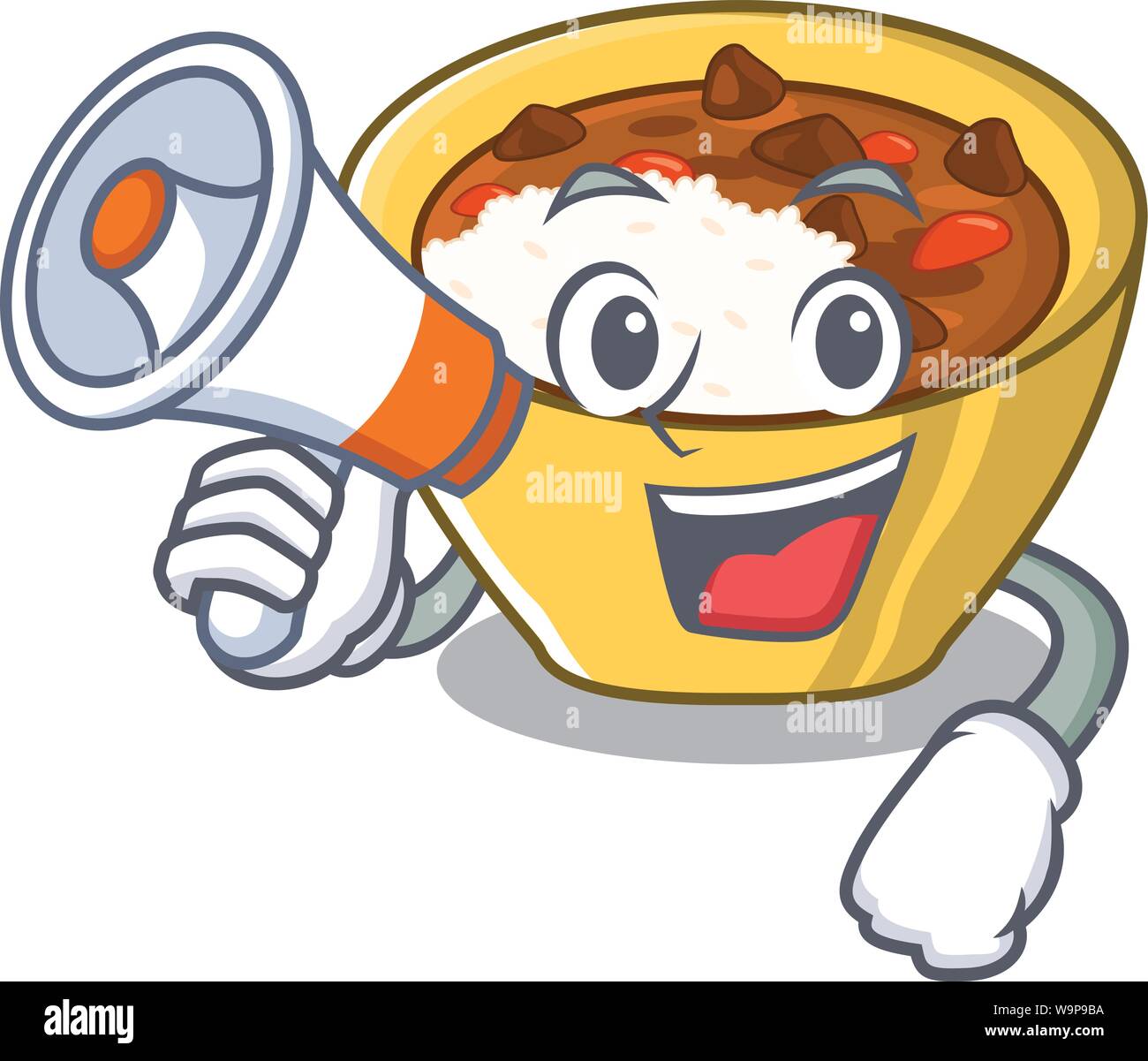 Fried rice served on Stock Vector Images - Alamy