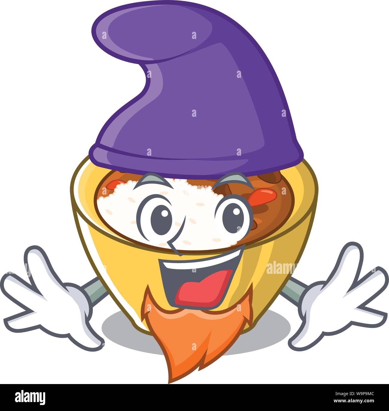 Curry dish served Stock Vector Images - Alamy