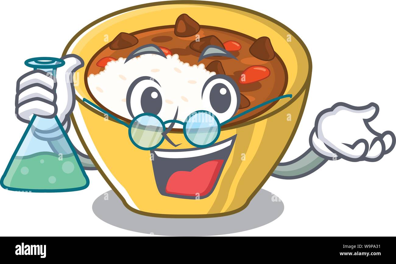 Professor rice curry isolated with the cartoon Stock Vector Image & Art ...