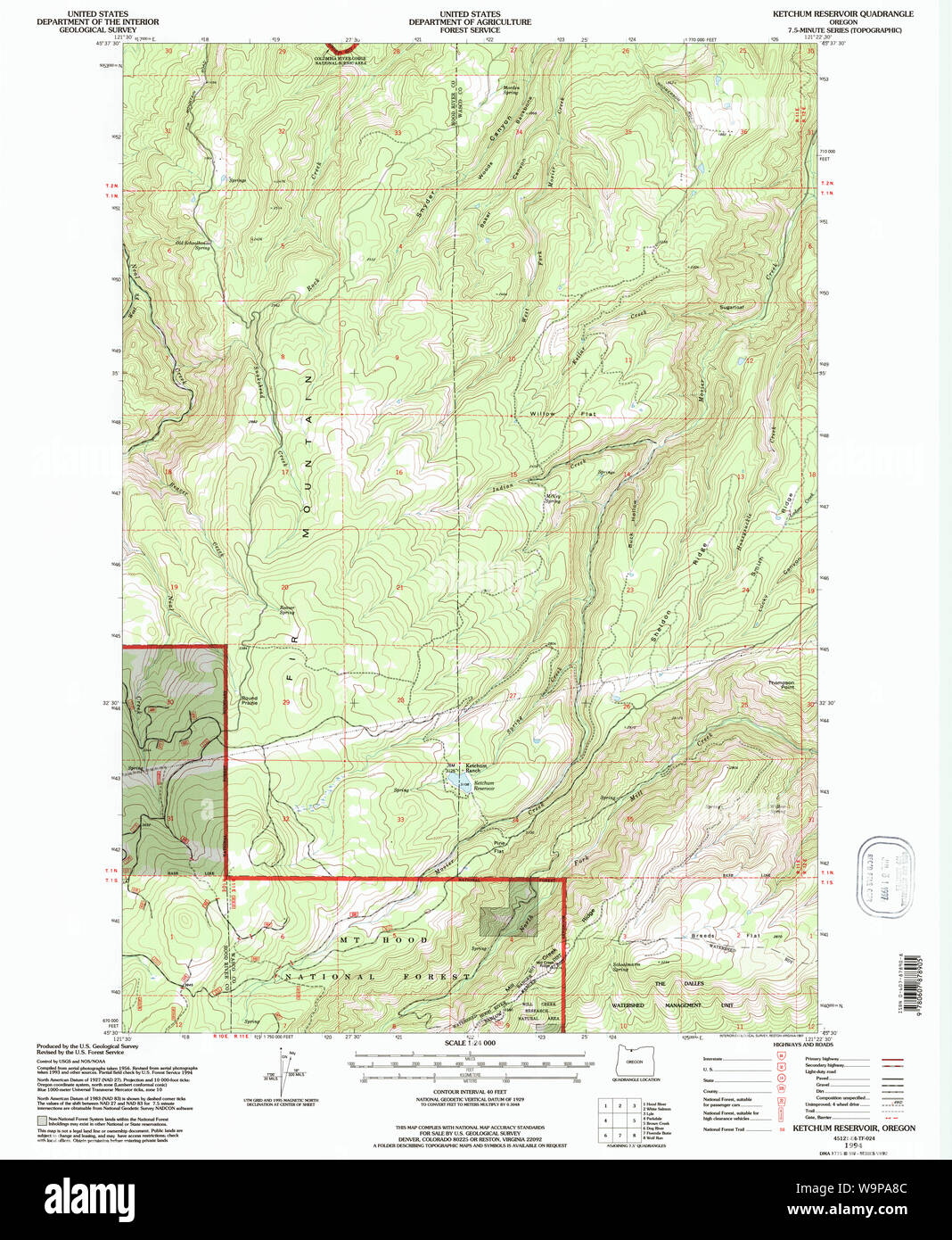 Map of ketchum hi-res stock photography and images - Alamy