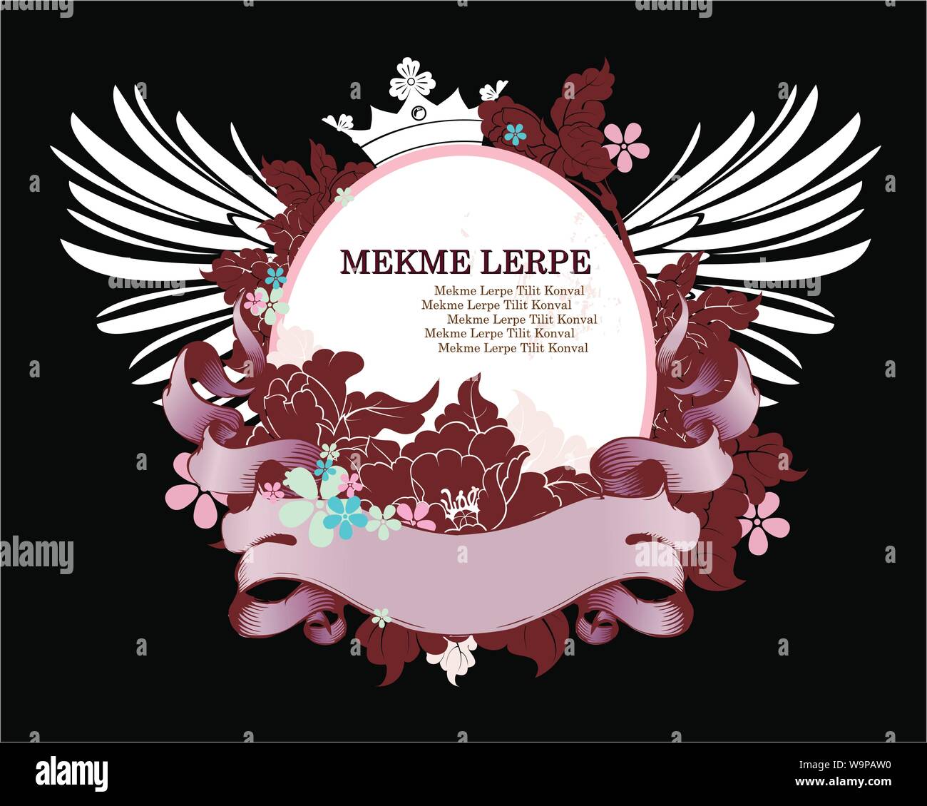 vector floral ornament background Stock Vector Image & Art - Alamy