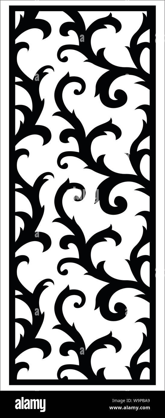 vector carved ornaments, for window, door design, interior design and ...
