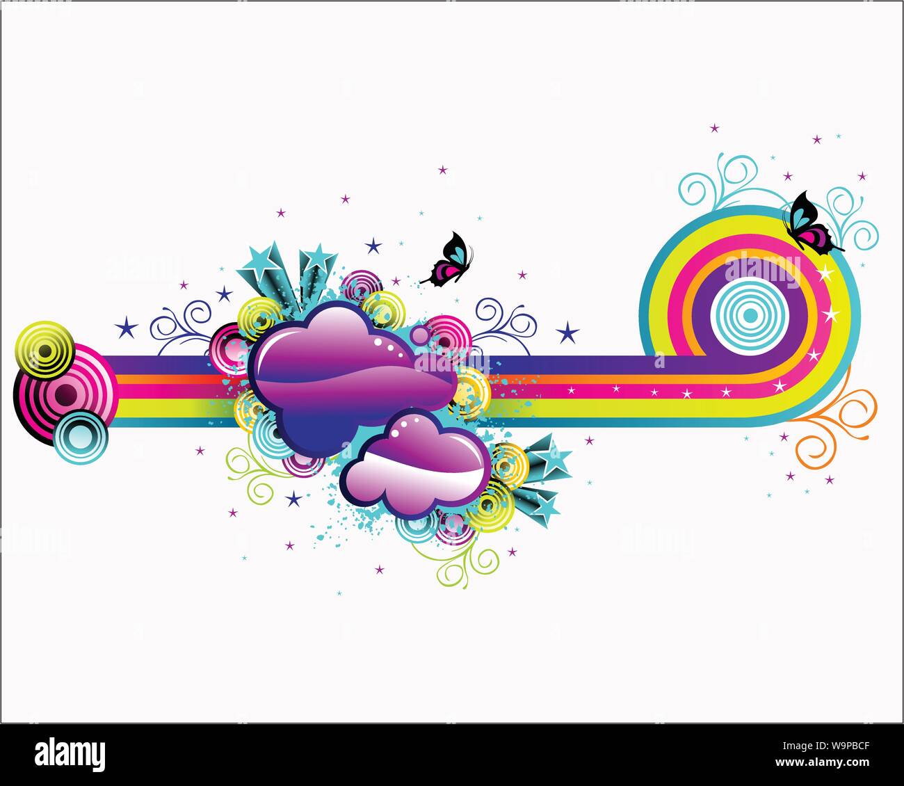 vector floral ornament background Stock Vector Image & Art - Alamy