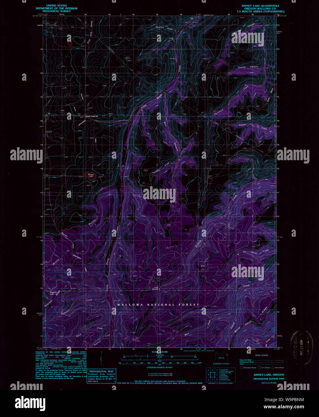 Map of kinney hi-res stock photography and images - Alamy