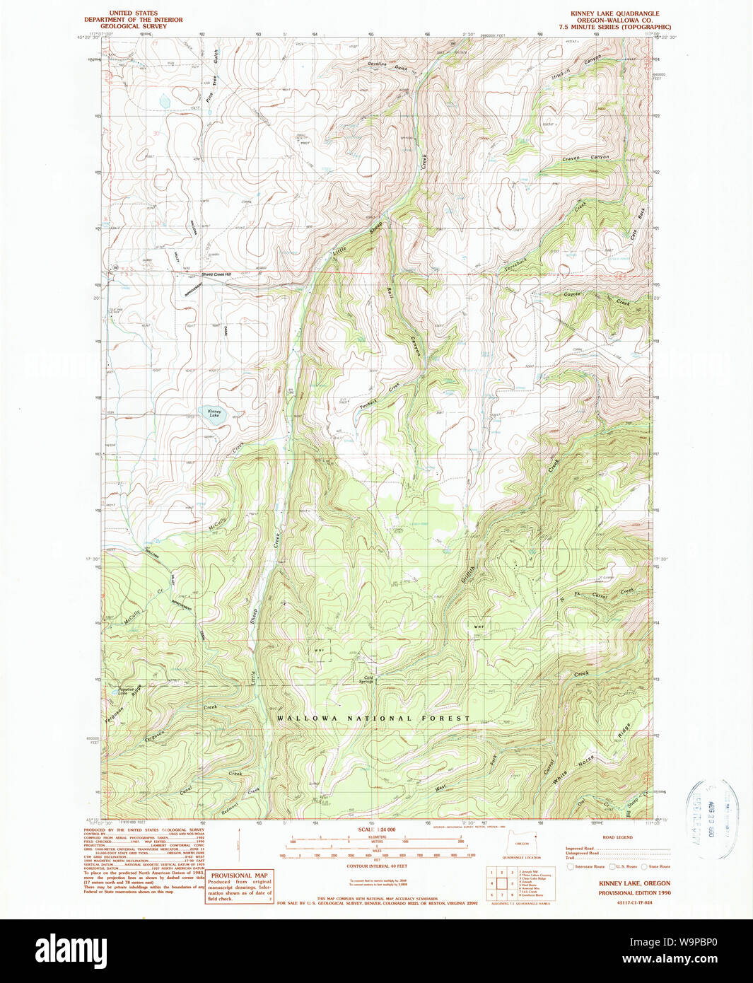 Map of kinney hi-res stock photography and images - Alamy