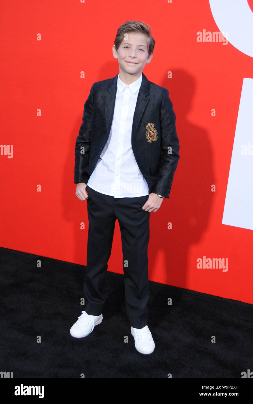 Los Angeles, California, USA 14th August 2019 Actor Jacob Tremblay ...