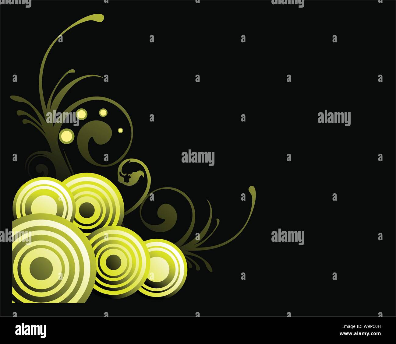 vector floral ornament background Stock Vector Image & Art - Alamy