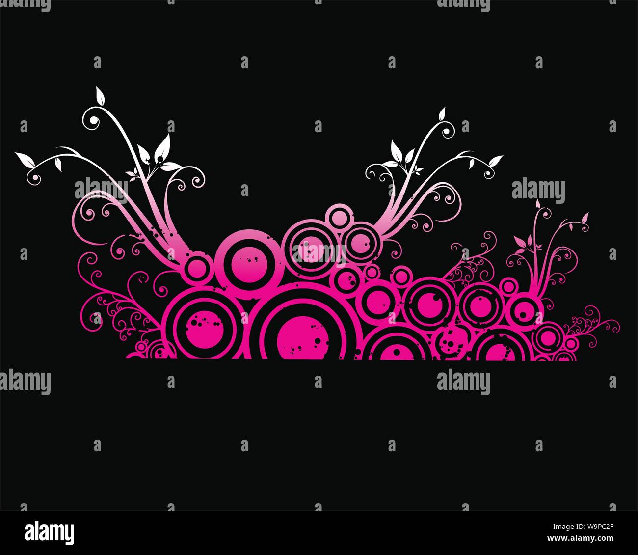 vector floral ornament background Stock Vector Image & Art - Alamy