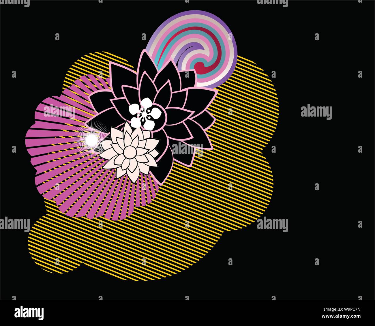 vector floral ornament background Stock Vector Image & Art - Alamy