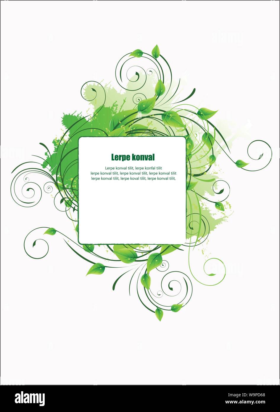 vector floral ornament background Stock Vector Image & Art - Alamy