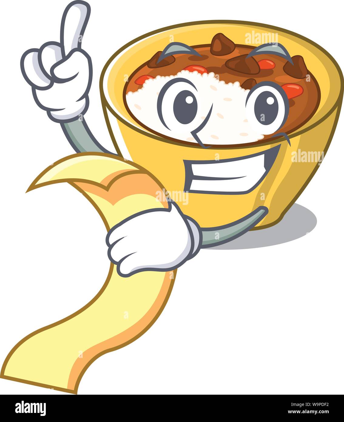 With menu Curry rice in a cartoon lunchbox Stock Vector Image & Art - Alamy