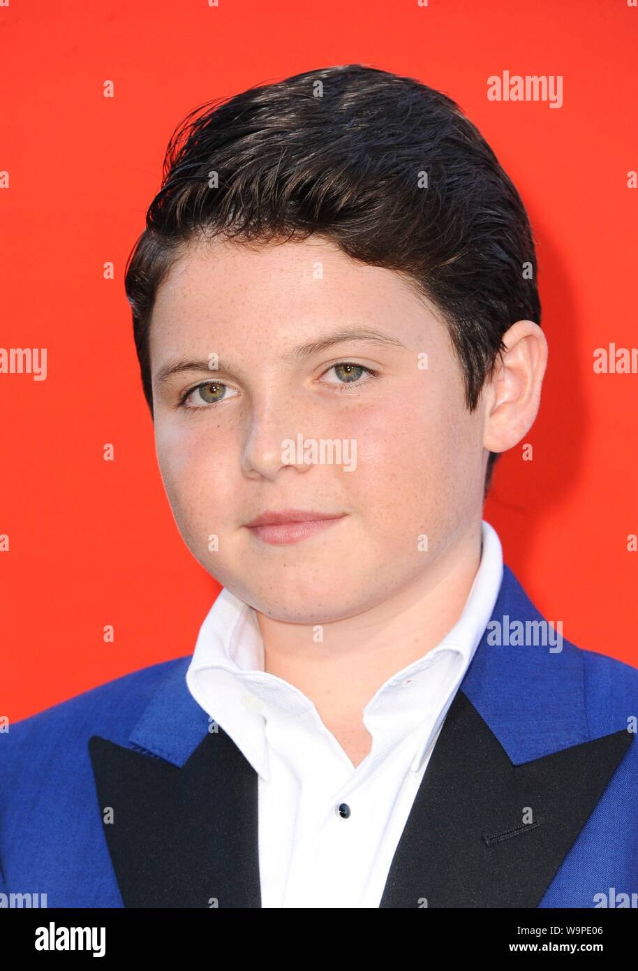 Los Angeles, CA. 14th Aug, 2019. Brady Noon at arrivals for GOOD BOYS ...