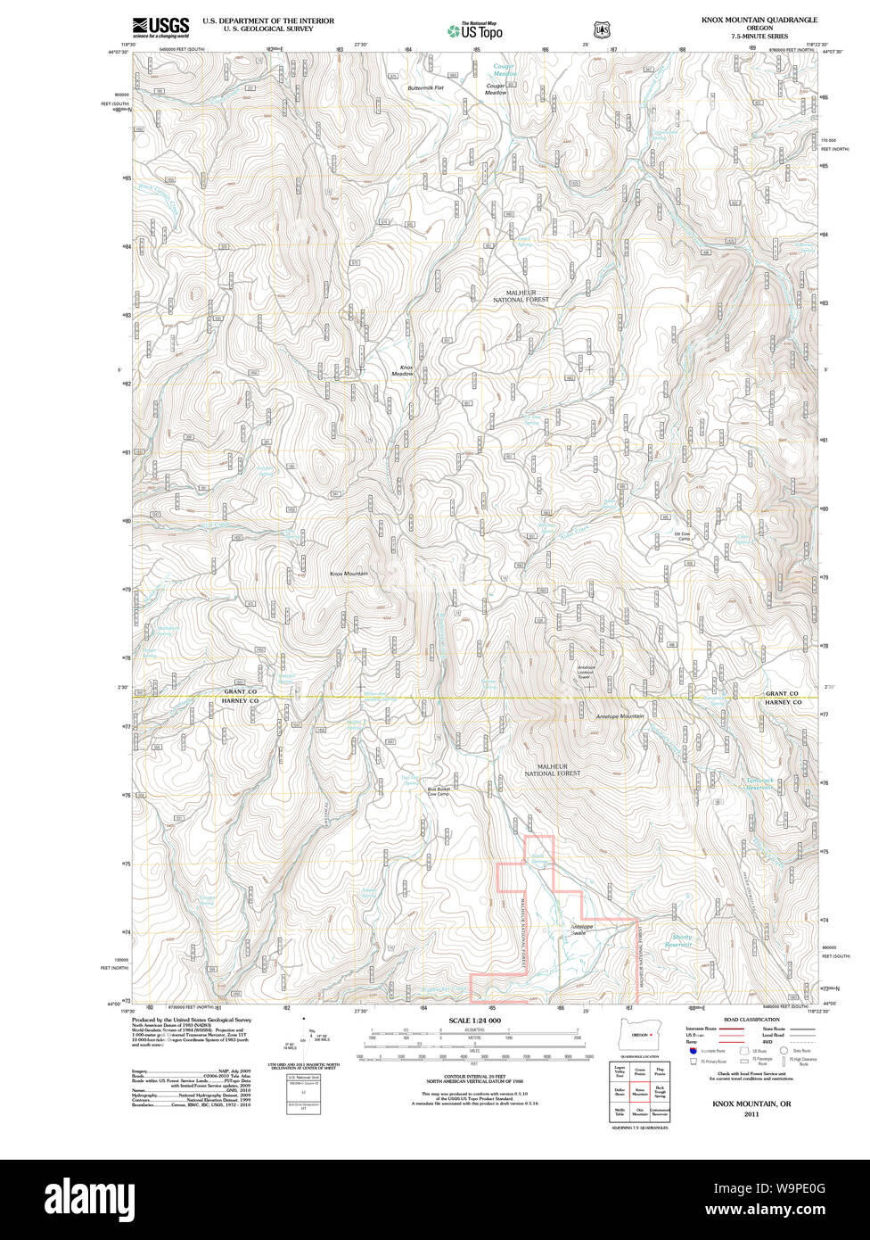 Map of knox hi-res stock photography and images - Alamy