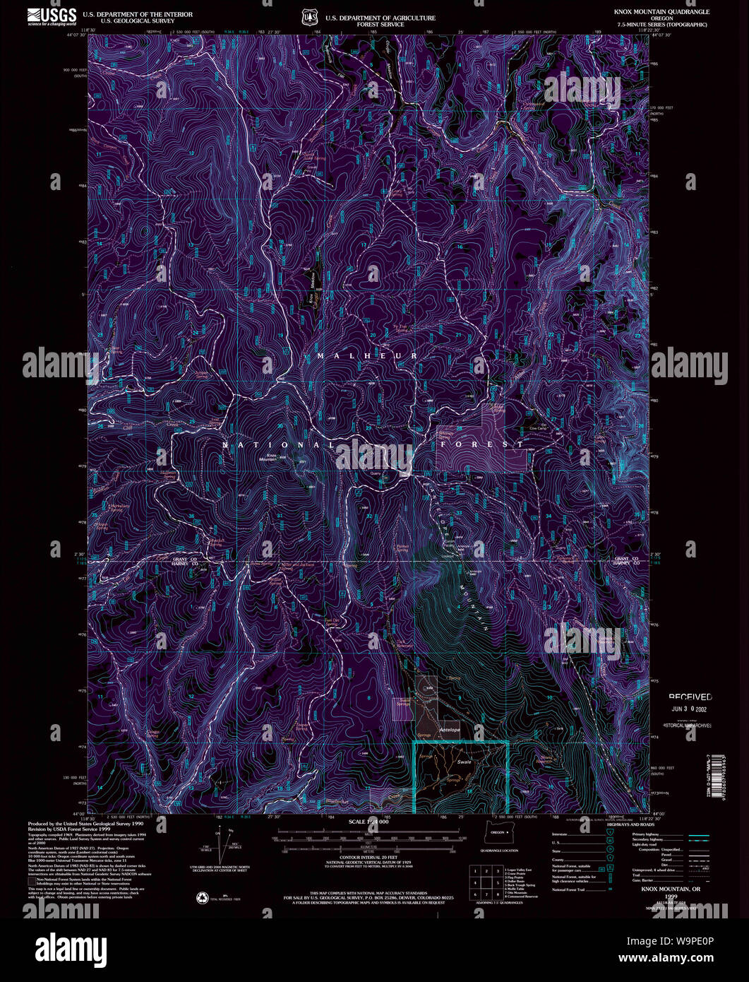 Map of knox hi-res stock photography and images - Alamy