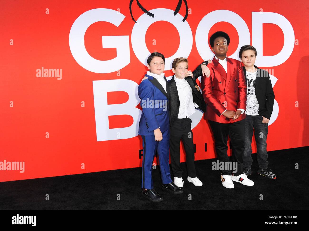 Los Angeles, CA. 14th Aug, 2019. Brandy Noon, Jacob Tremblay, Keith L ...