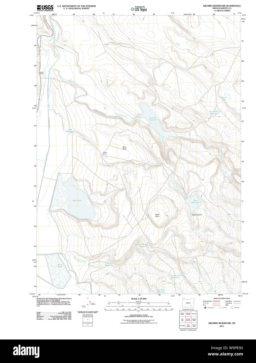 Krumbo reservoir Cut Out Stock Images & Pictures - Alamy