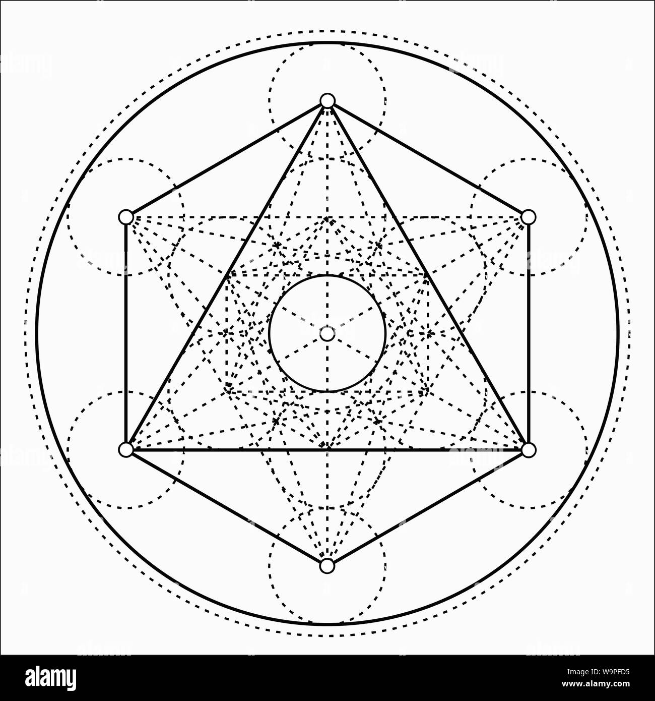 vector icon of geometry shape Stock Vector Image & Art - Alamy