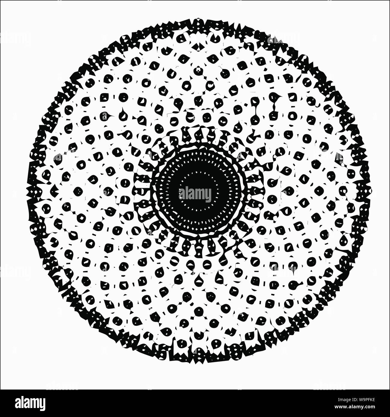 Radar round outline vector Stock Vector Images - Alamy