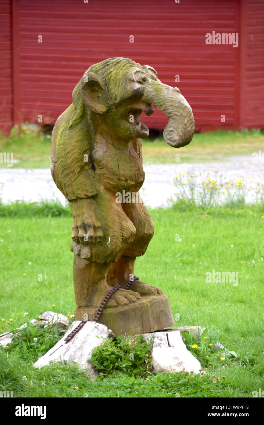 Norwegian trolls are shy subterranean creatures of Norse folklore ...
