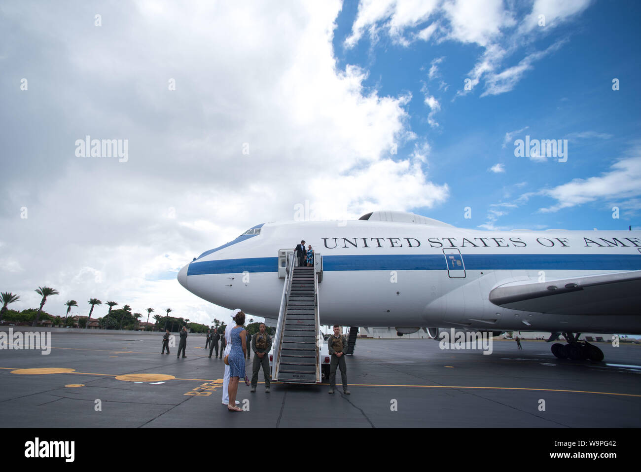 U.S. Secretary of Defense Dr. Mark T. Esper is greeted by U.S. Indo ...