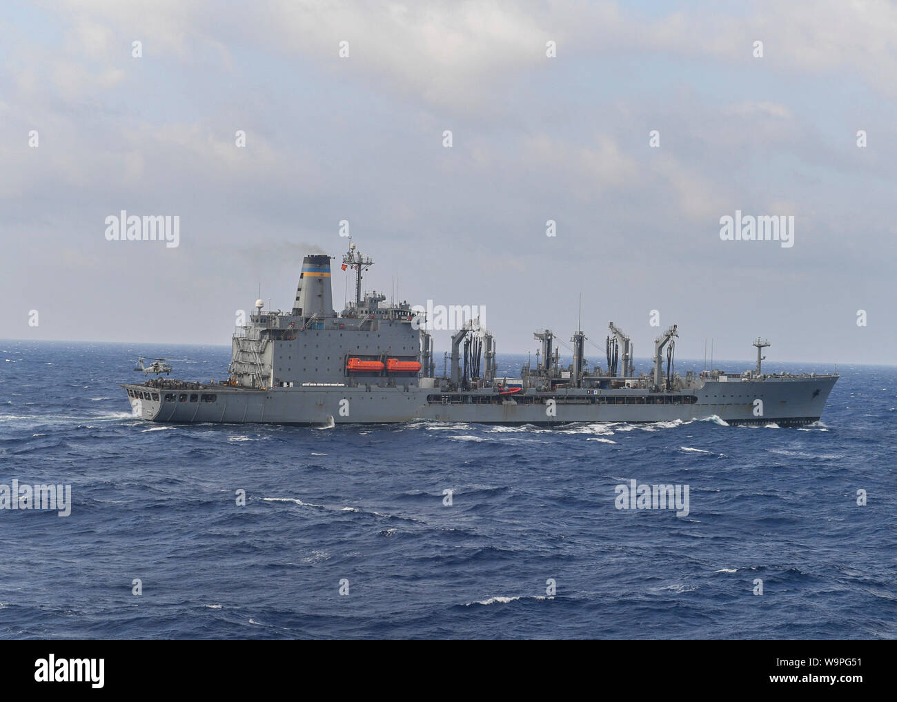 Fleet replenishment oiler usns john ericsson t ao 194 hi-res stock ...