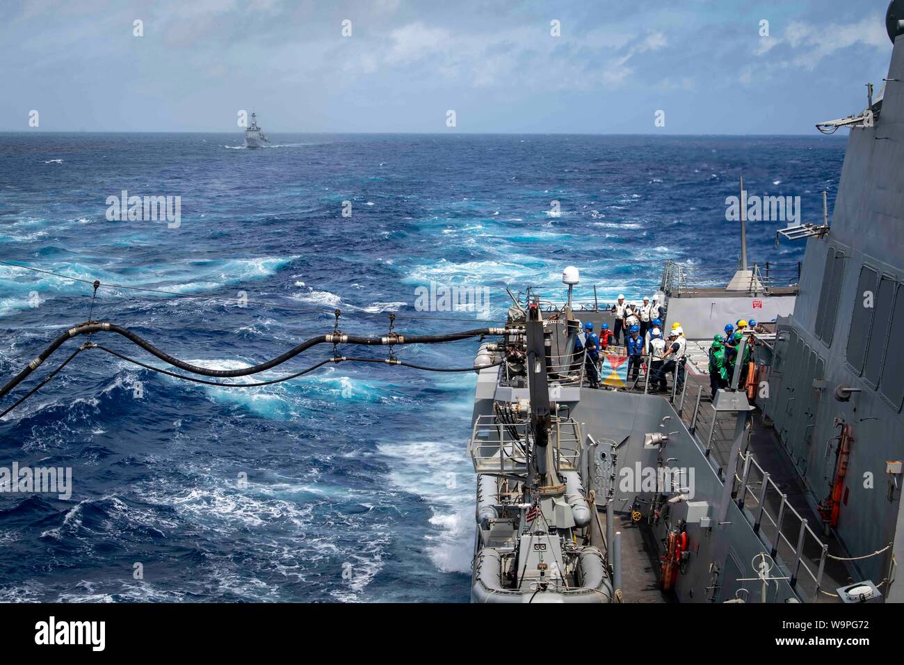 190812-N-UB406-0107 ATLANTIC OCEAN (Aug. 12, 2019) The guided-missile ...