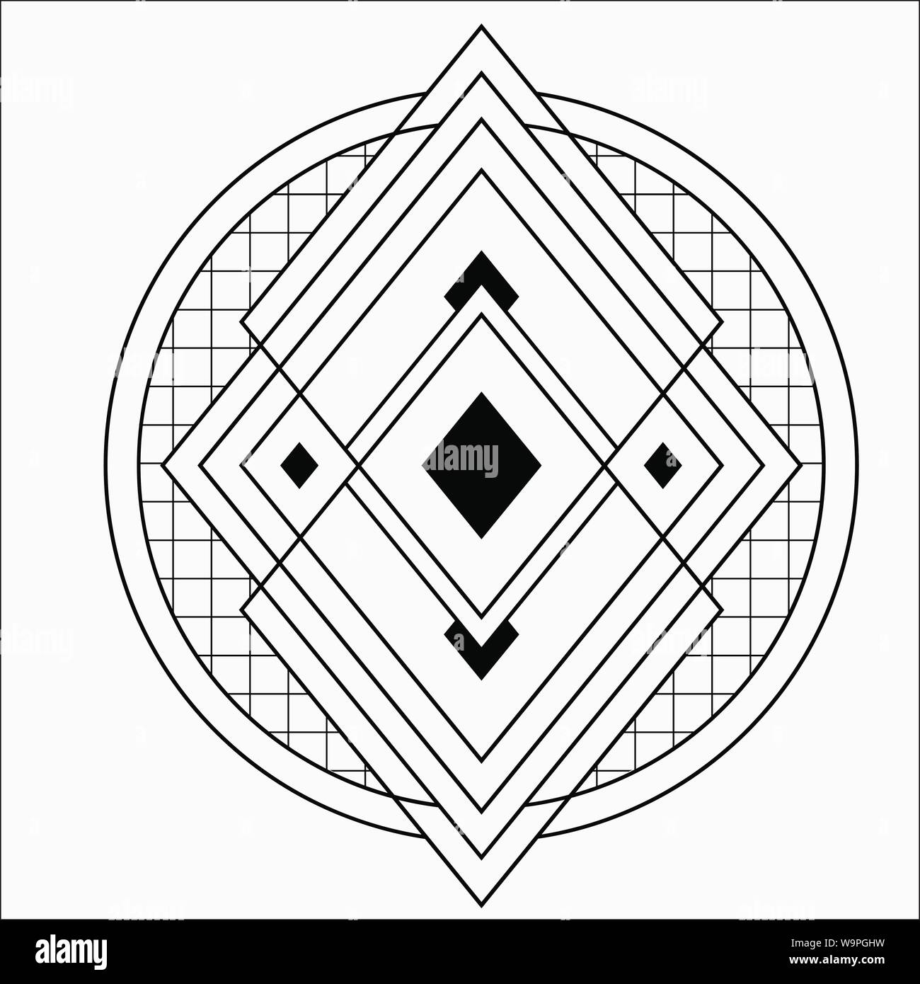 vector icon of geometry shape Stock Vector Image & Art - Alamy