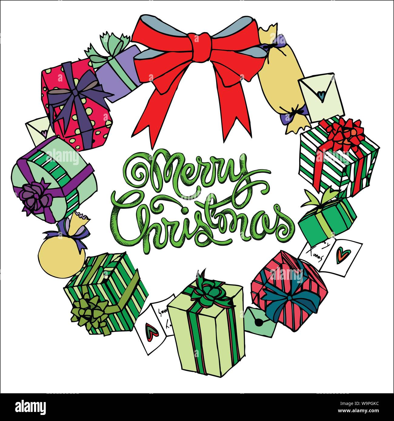Christmas theme background vector Stock Vector Image & Art - Alamy