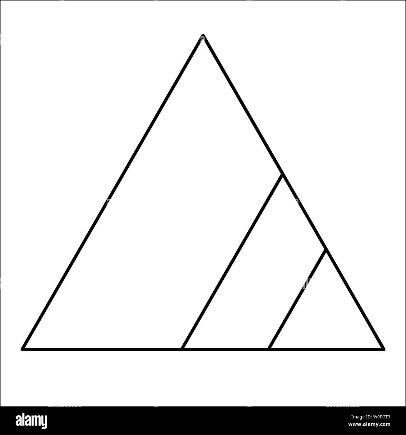 vector icon of geometry shape Stock Vector Image & Art - Alamy