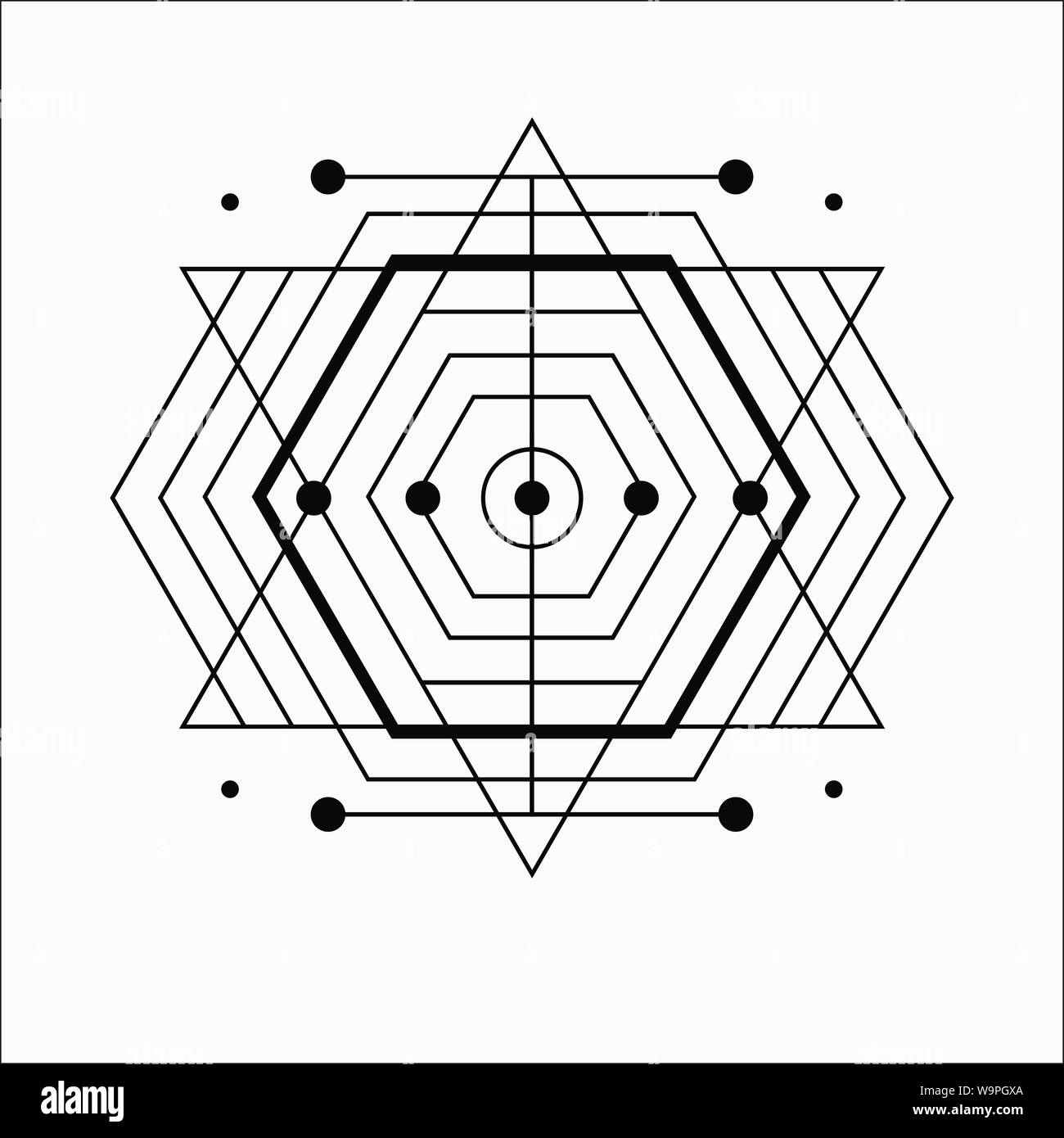 vector icon of geometry shape Stock Vector Image & Art - Alamy