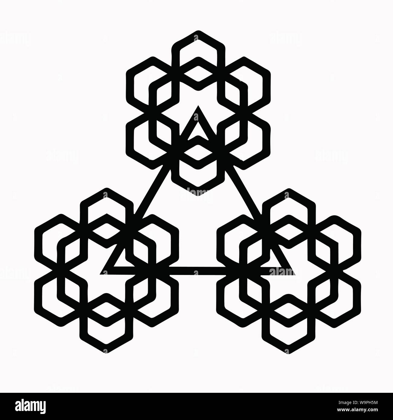 vector icon of geometry shape Stock Vector Image & Art - Alamy