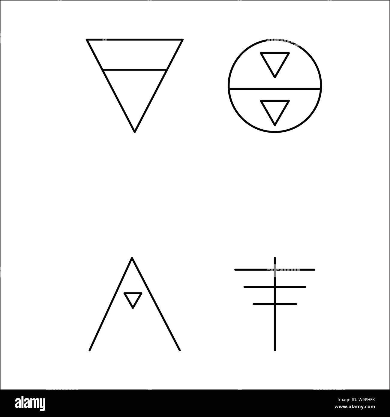 vector icon of geometry shape Stock Vector Image & Art - Alamy