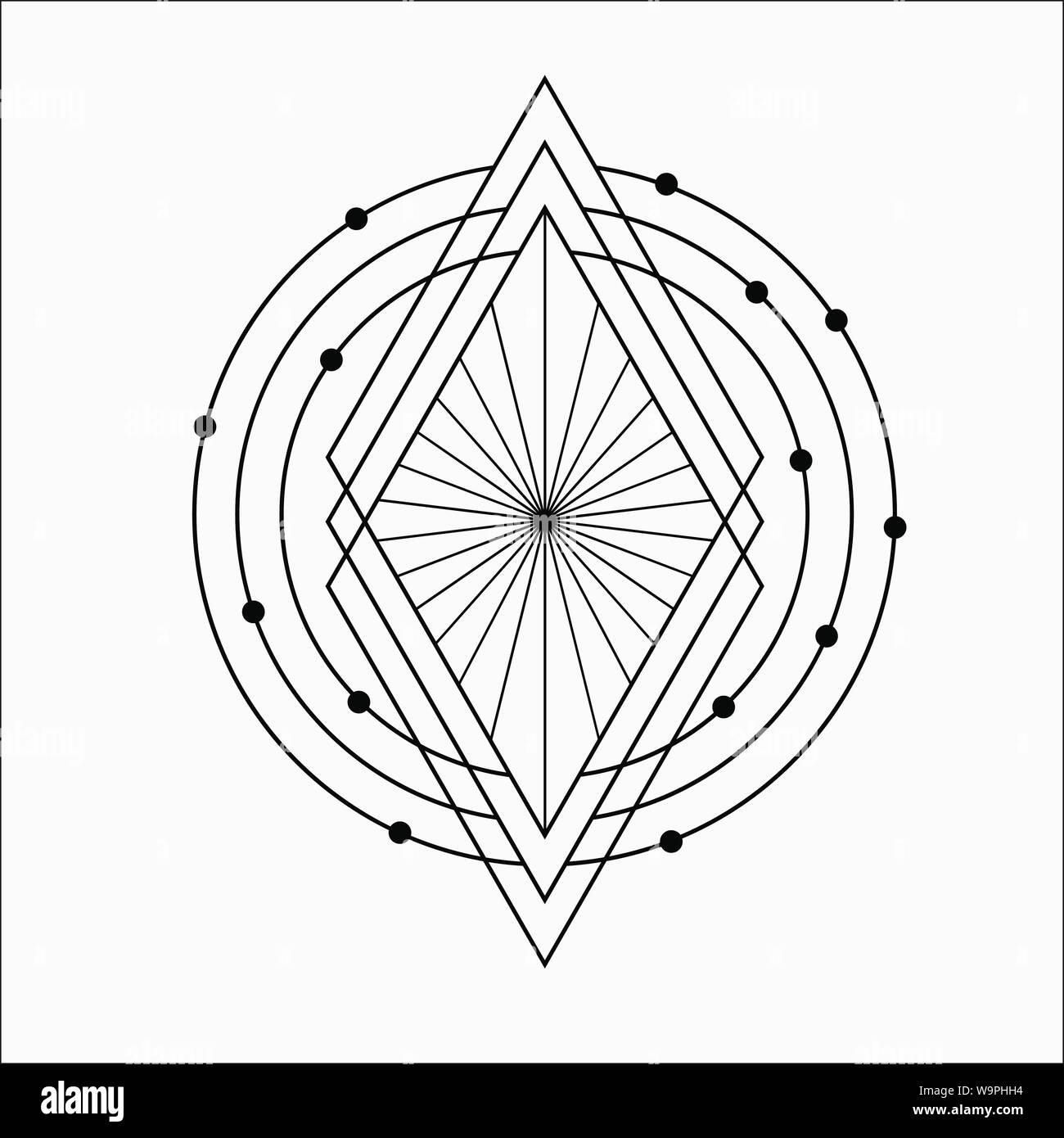 vector icon of geometry shape Stock Vector Image & Art - Alamy