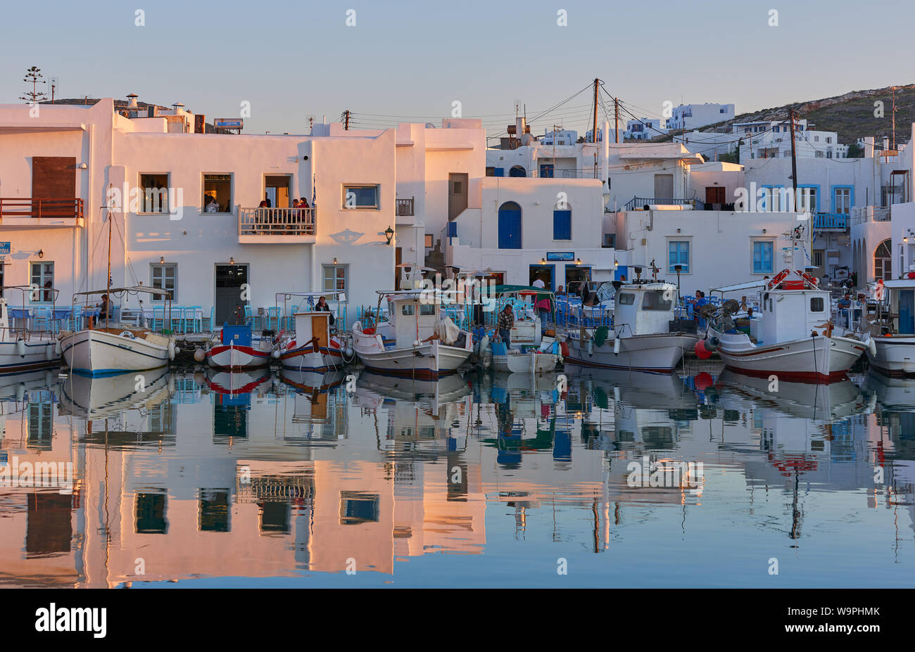 Naoussa old harbour hi-res stock photography and images - Alamy