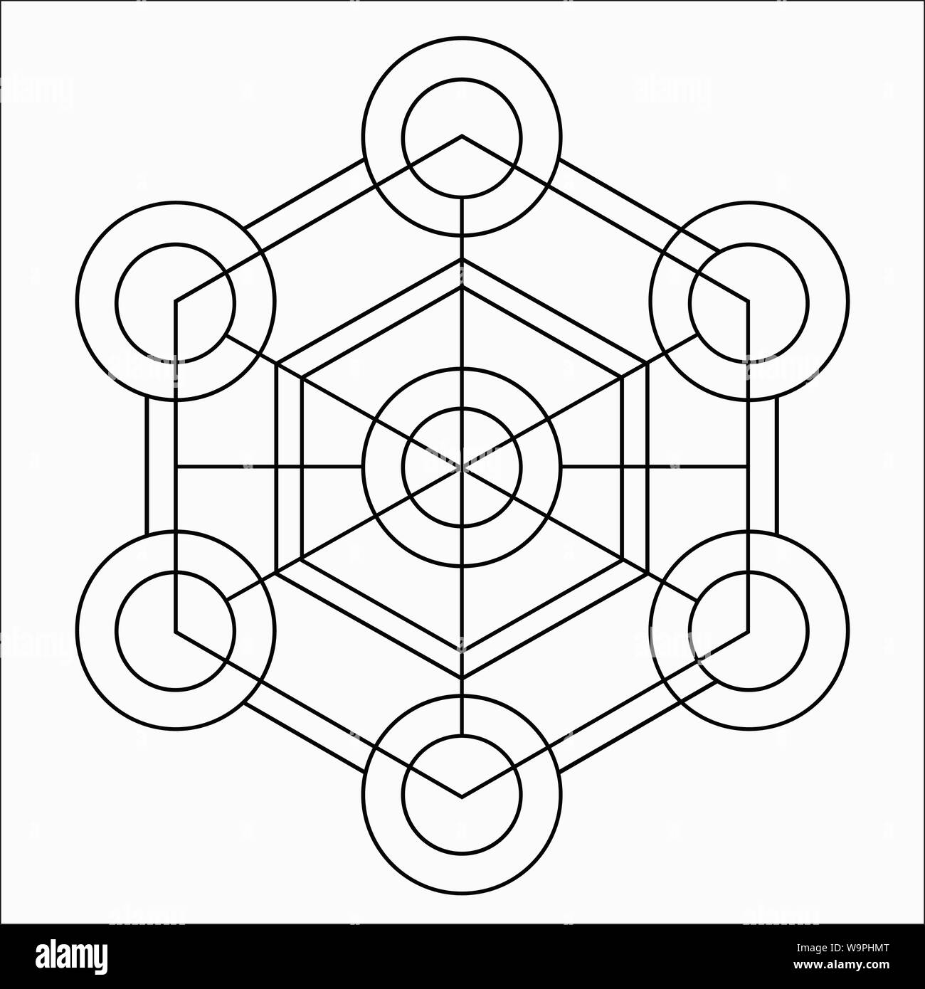 vector icon of geometry shape Stock Vector Image & Art - Alamy