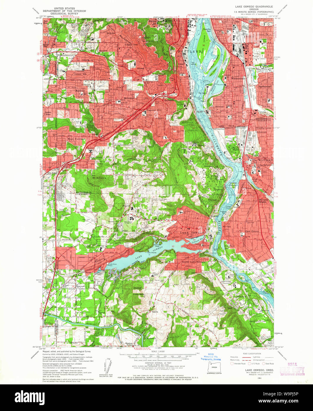 Map of oswego hi-res stock photography and images - Alamy
