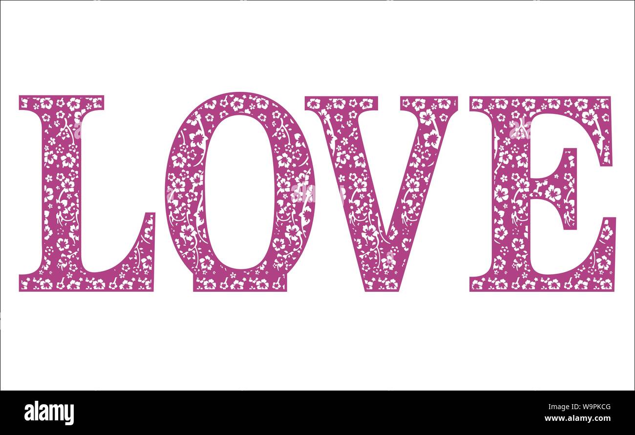 Vector illustration of a love logo Stock Vector Image & Art - Alamy