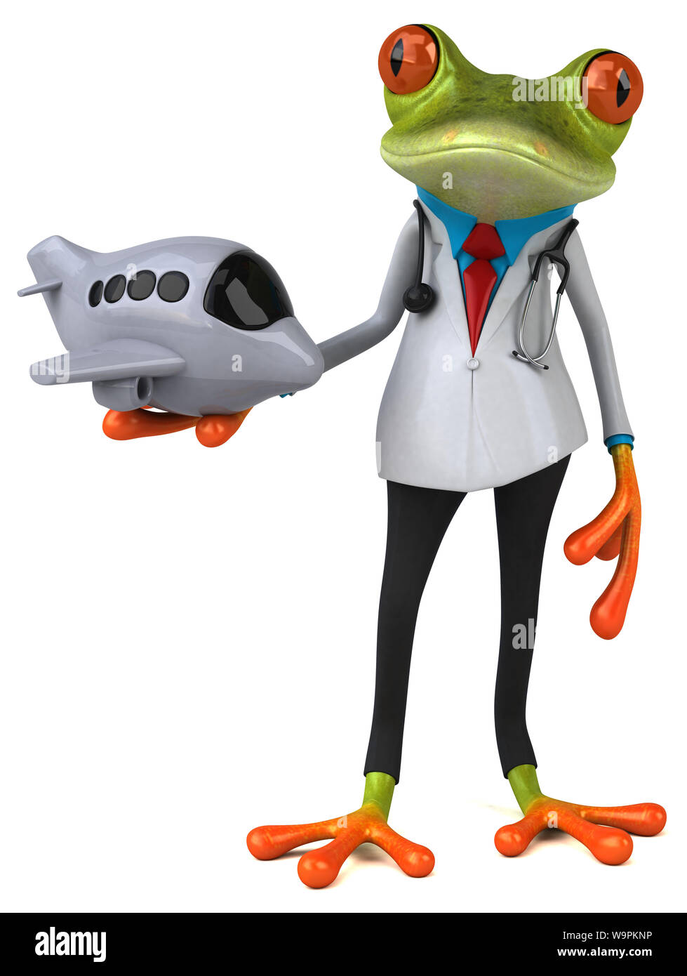 Frog doctor - 3D Illustration Stock Photo - Alamy