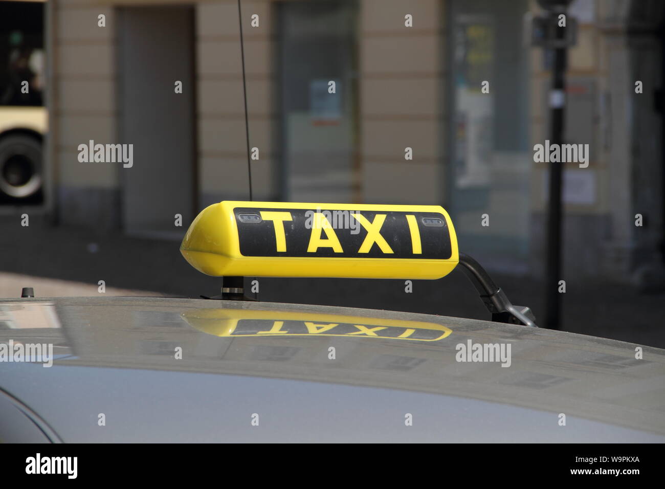 Taxi stop signal traffic hi-res stock photography and images - Alamy