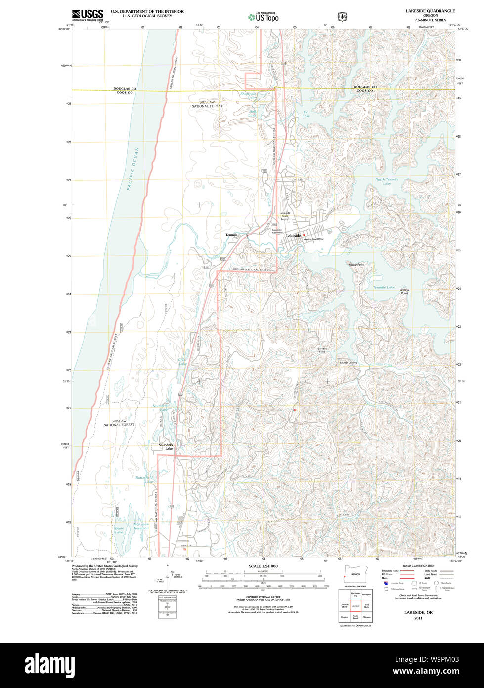 Lakeside map hi-res stock photography and images - Alamy