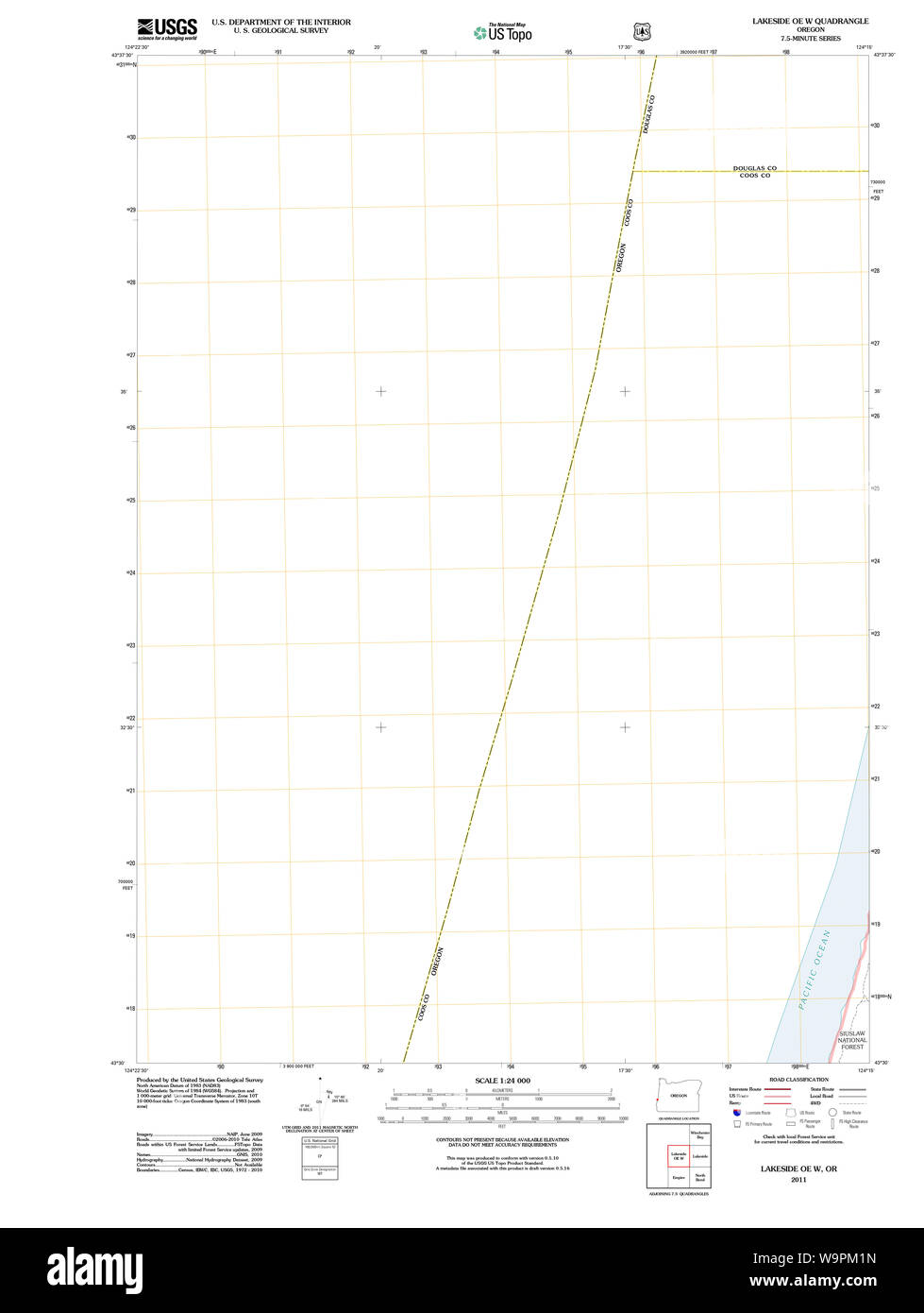 Map of lakeside hi-res stock photography and images - Alamy