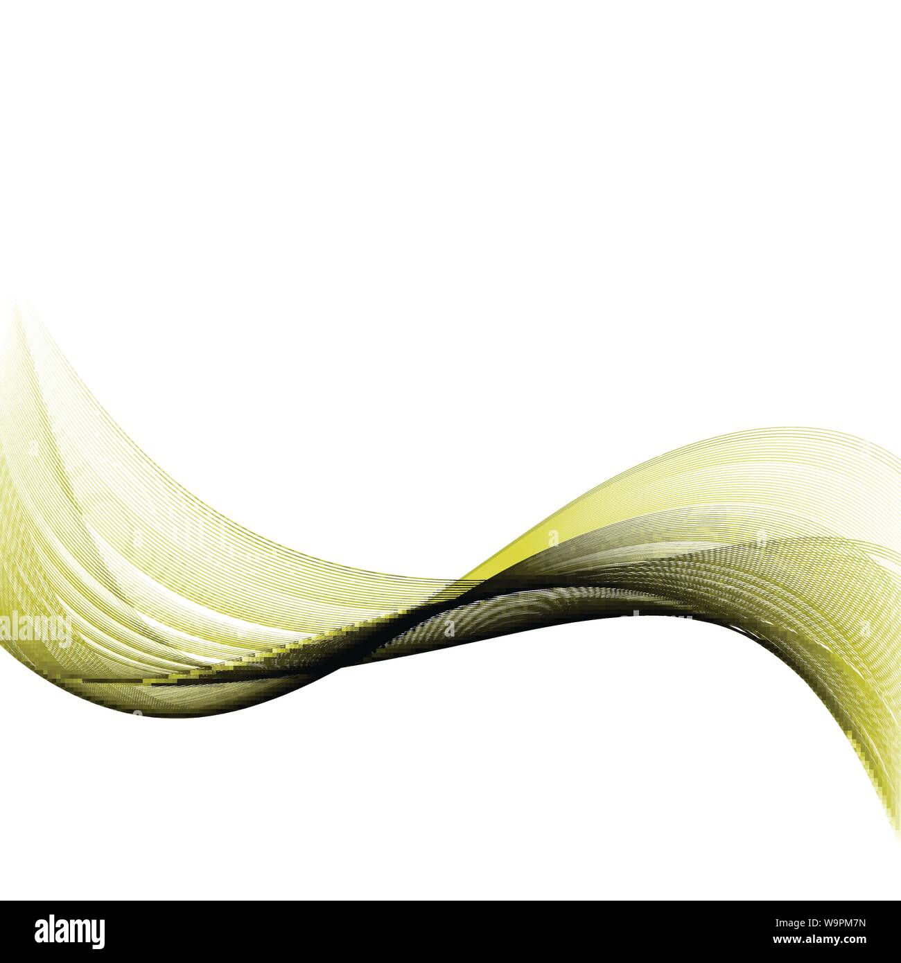 Abstract green wavy lines Stock Vector Image & Art - Alamy