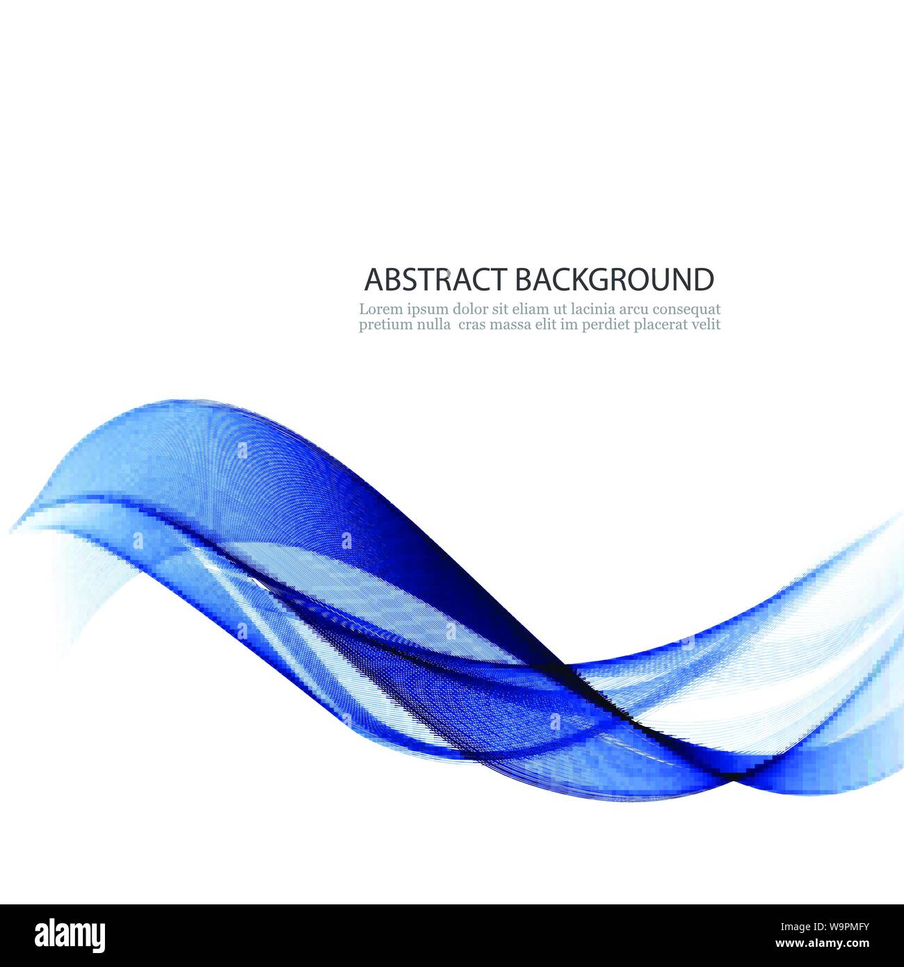 Transparent blue wave.Abstract background Stock Vector Image & Art - Alamy