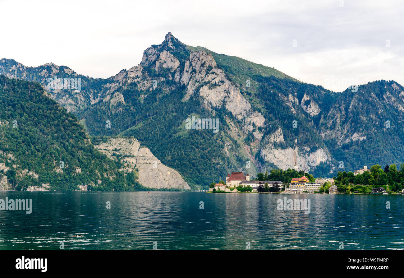 Traunkirchen im Salzkammergut, Austria. Nearby Salzburg, Gmunden ...