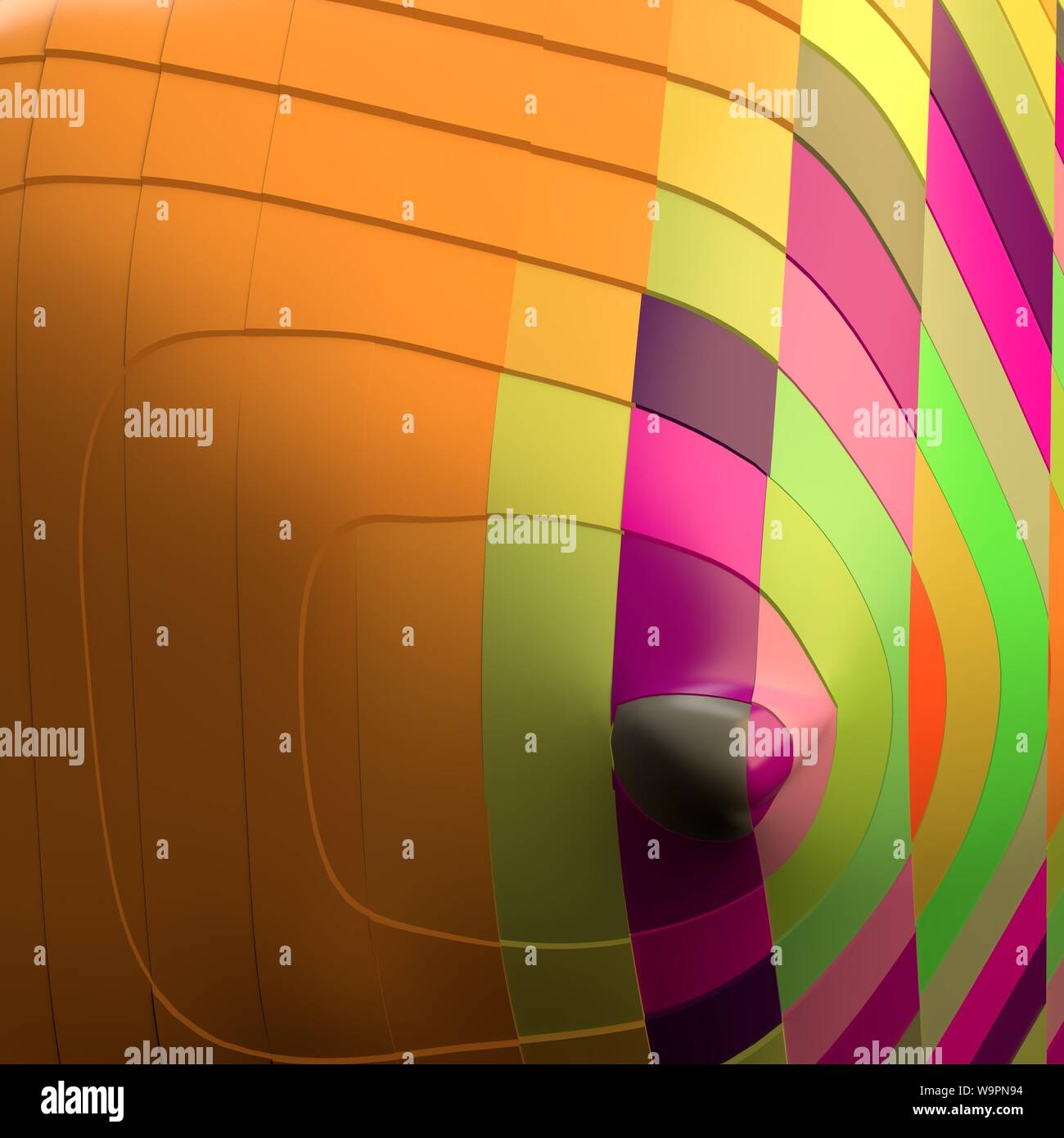 abstract colours 3d images bizarre background vibrant patterned shapes ...