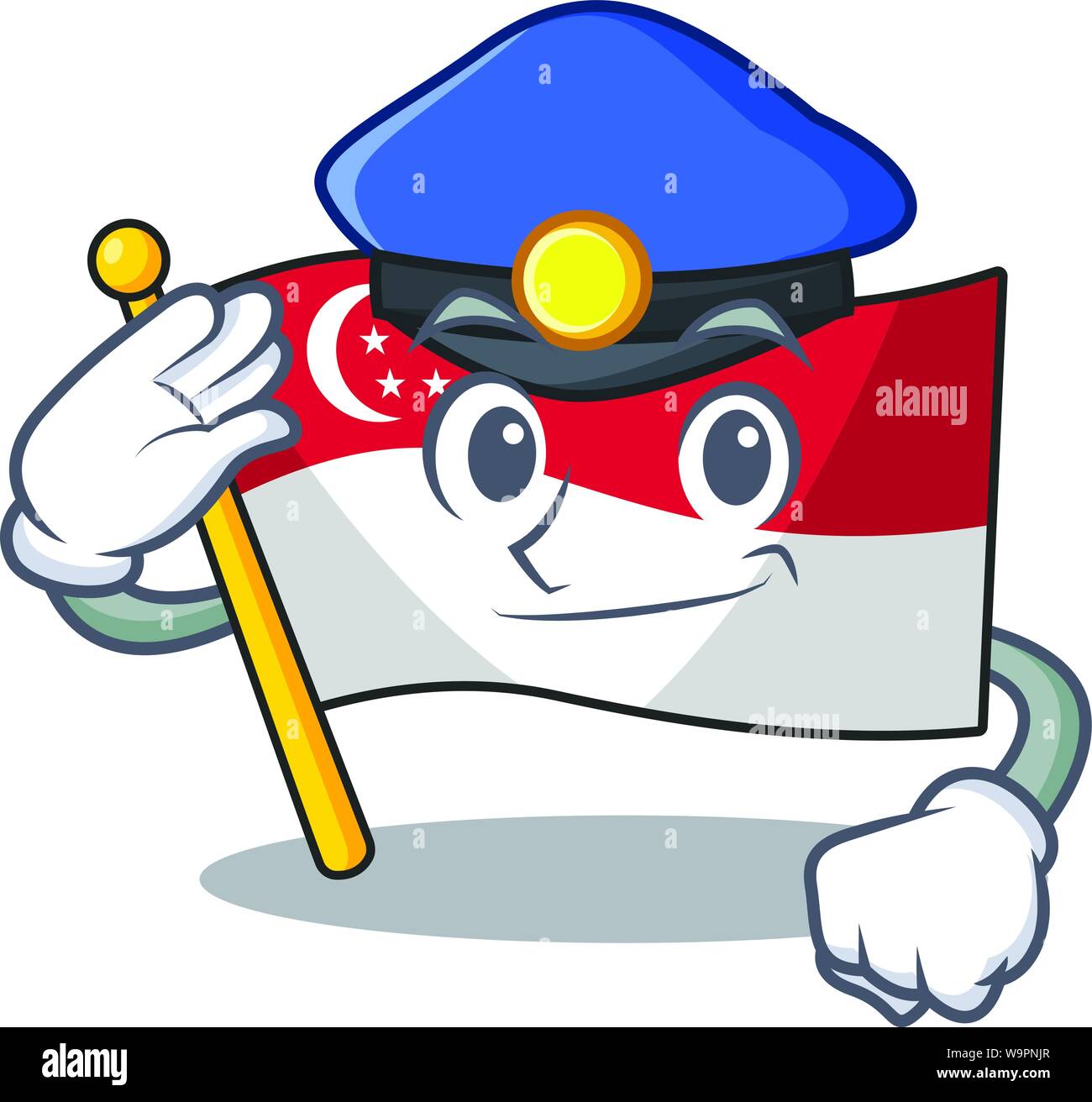Singapore policeman Stock Vector Images - Alamy