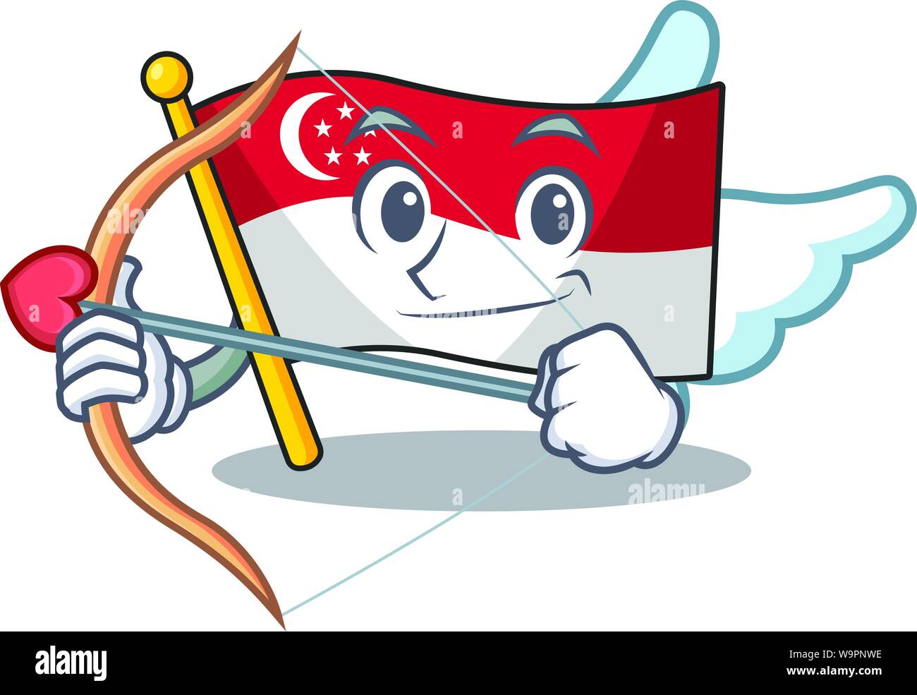 Singapore mascot Stock Vector Images - Alamy