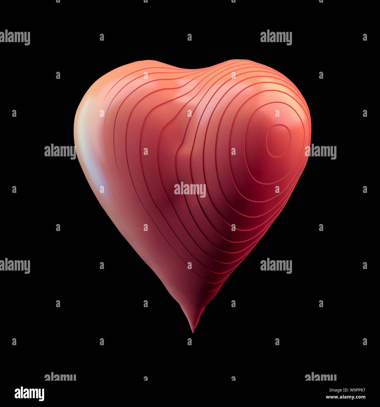 Heart graphic resource bright colours surreal abstract creative design ...