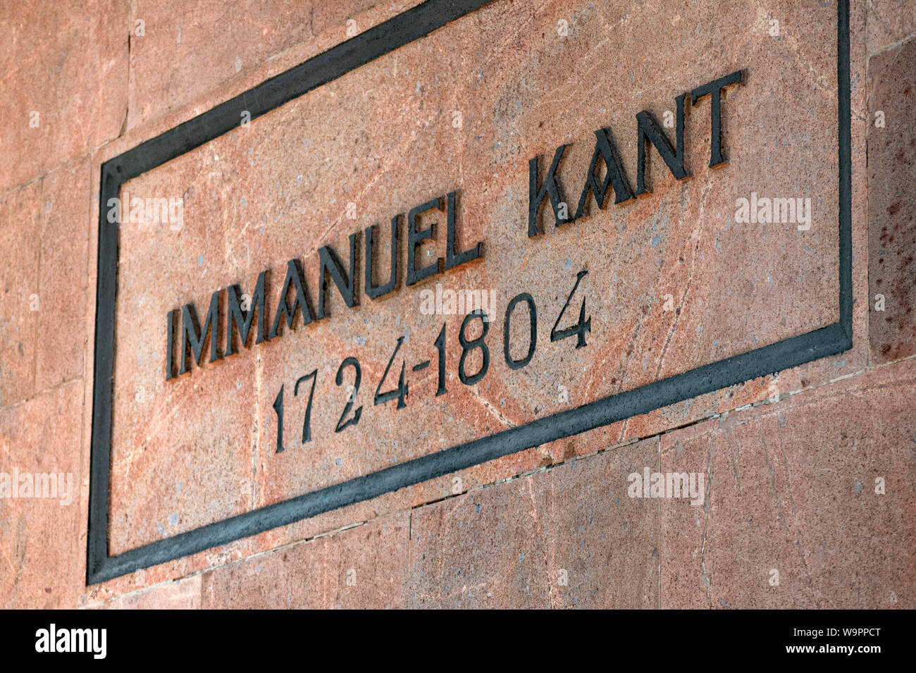 Immanuel Kant grave. Memorial for german philosopher. Kaliningrad ...